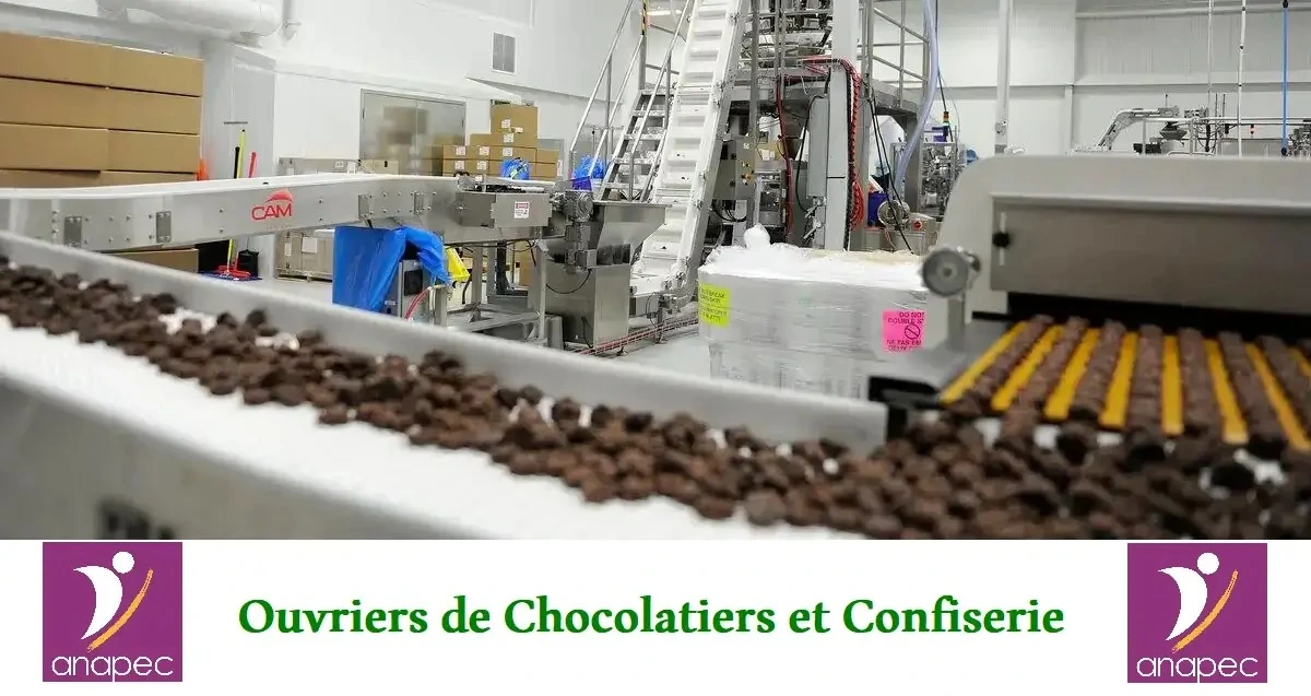 wadifa ma : شركة مختصة في صناعة الحلويات والشكولاتة تعلن توظيف 50 عامل وعاملة بالباك فقط وبدون ...